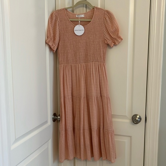 Grace | Dresses | Grace Co Midi Dress Nwt | Poshmark